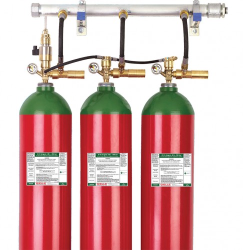 Inert gas fire systems, inert gas fire suppression systems