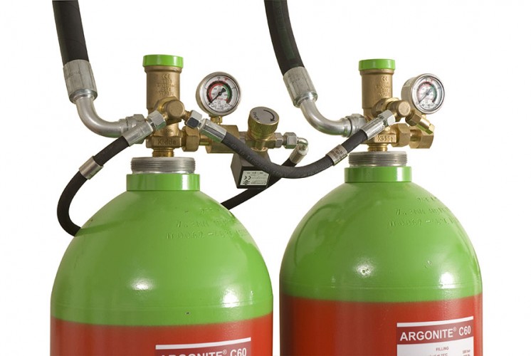 Inert gas fire systems, inert gas fire suppression systems
