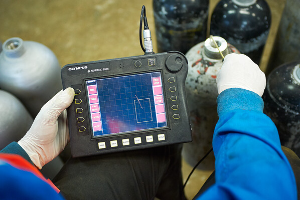 Periodic testing of gas cylinders - Gielle Industries