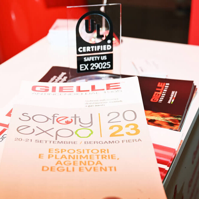 Gielle exhibits at Safety Expo 2023, Bergamo - Italy - Gielle Industries